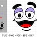 Grimace Face SVG, Grimace PNG, Cutting File, Cut File, Cricut, Plotter ...