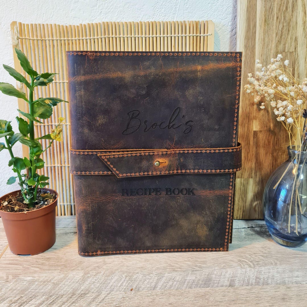Blank Recipe Book/personalized Recipe Journal/chef Gift/grandma's ...