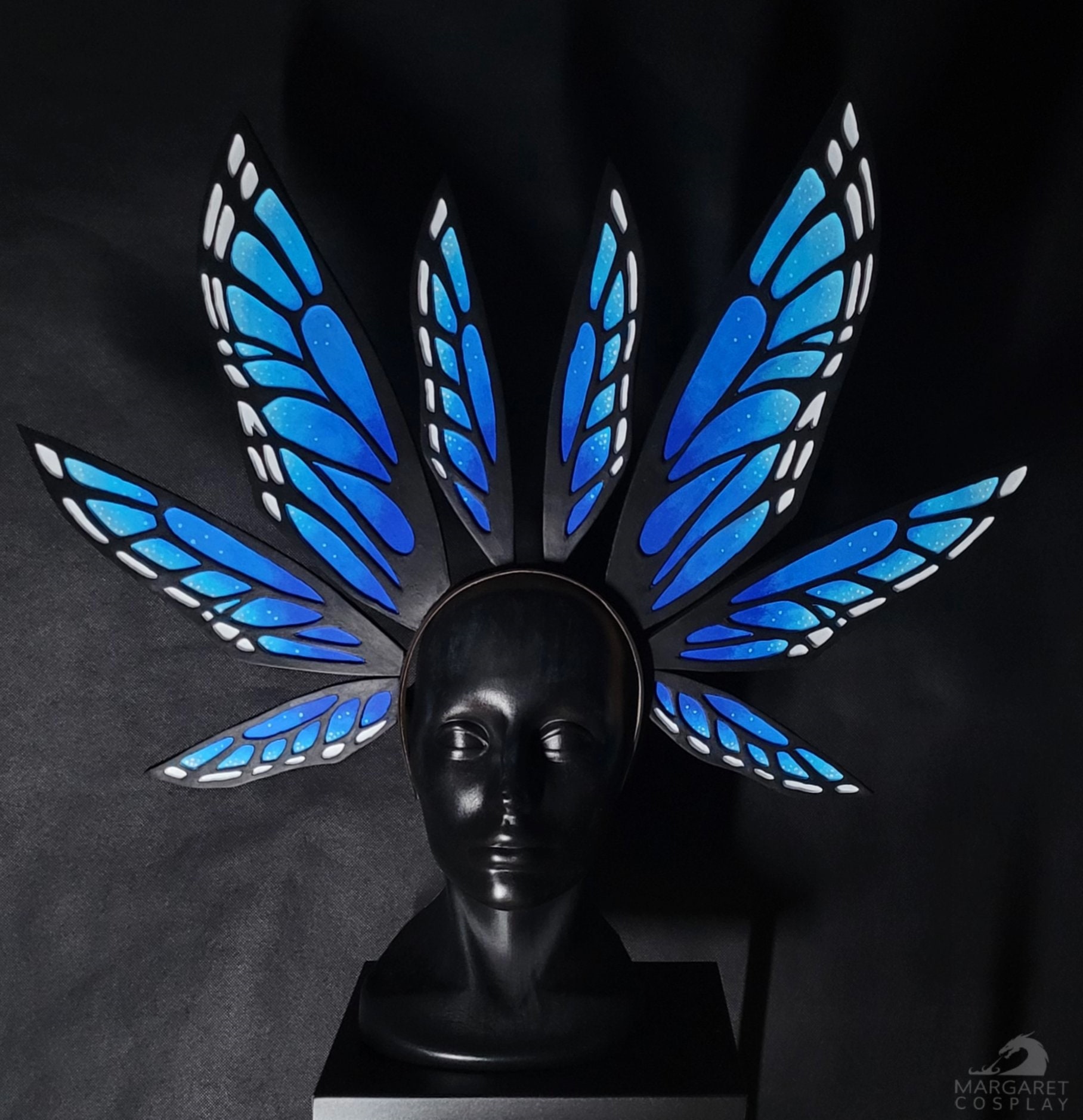 HEADDRESS BUTTERFLY Insect Prop Cosplay Costume Larp - Etsy