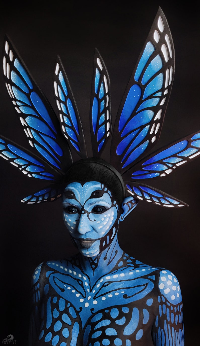 HEADDRESS BUTTERFLY Insect Prop Cosplay Costume Larp - Etsy