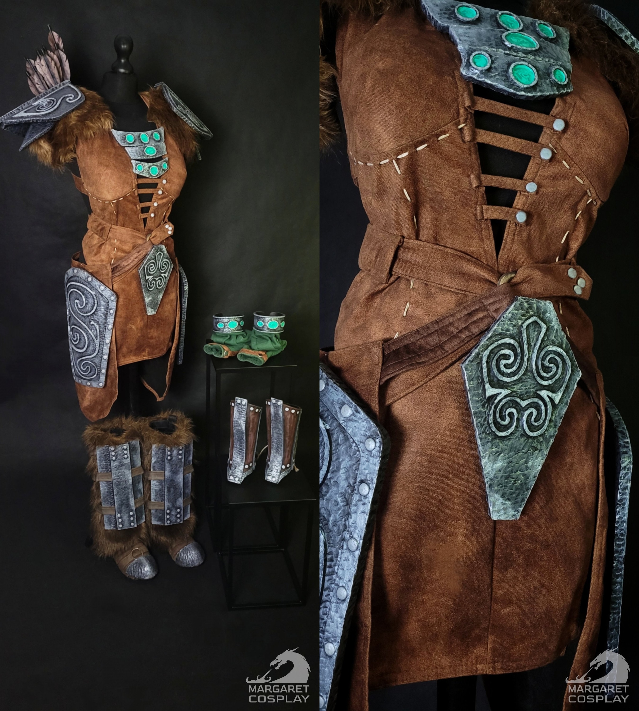 HUNTRESS ARMOR COSTUME Cosplay Battle Girl Larp - Etsy