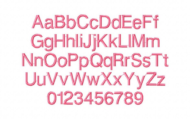 Sale Helvetica Small Embroidery Fonts 4 Fonts PES Fonts - Etsy
