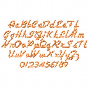 Sale! City Script Embroidery Fonts 4 Fonts PES Fonts Alphabets ...
