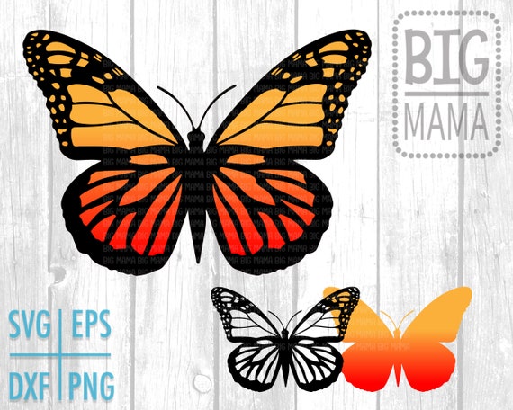 Butterfly Svg Two Layer Butterfly Svg Eps Png Dxf Svg Files - Etsy