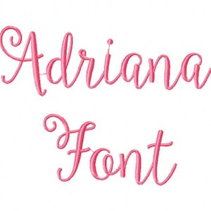 Sale! Adriana Embroidery Fonts 5 Fonts PES Fonts Alphabets Embroidery ...