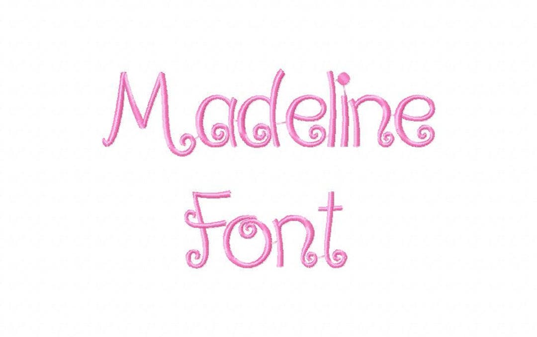 Sale! Madeline Embroidery Fonts 3 Fonts PES Fonts Alphabets Embroiderey ...
