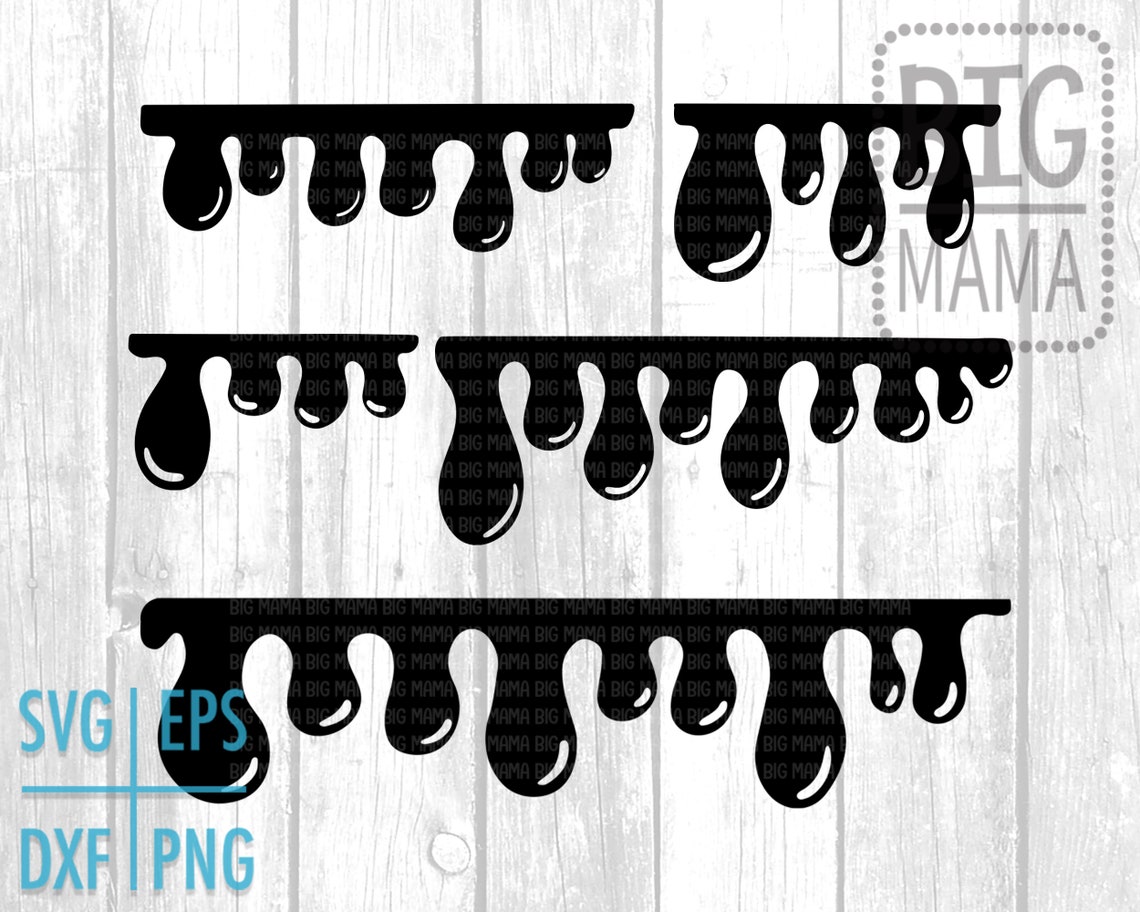 Drip Svg Water Drop Color Drip Svg Eps Png Dxf Svg Files - Etsy