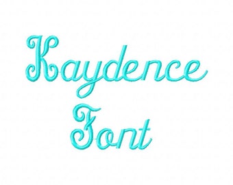 Kaydence in Font Letters - Etsy