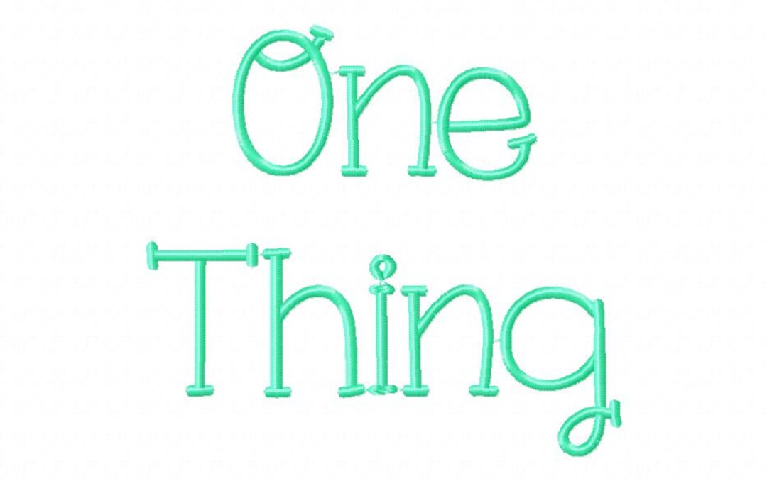 Sale! One Thing Embroidery Fonts 3 Fonts PES Fonts Alphabets ...