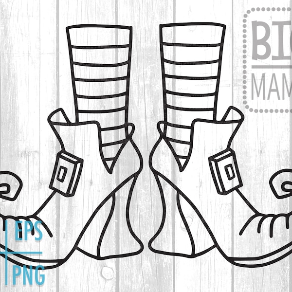 Witch Boots Svg - Etsy