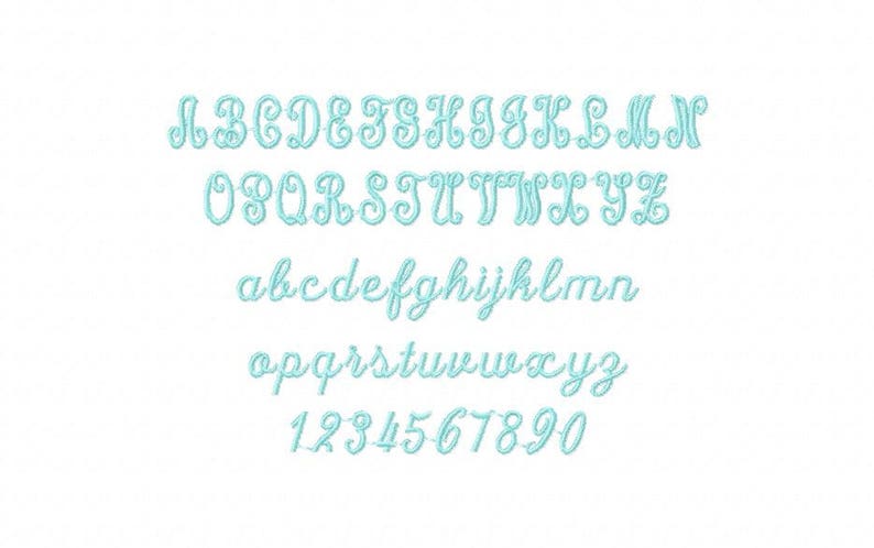Sale Kaydence Embroidery Fonts 3 Fonts PES Fonts Alphabets | Etsy
