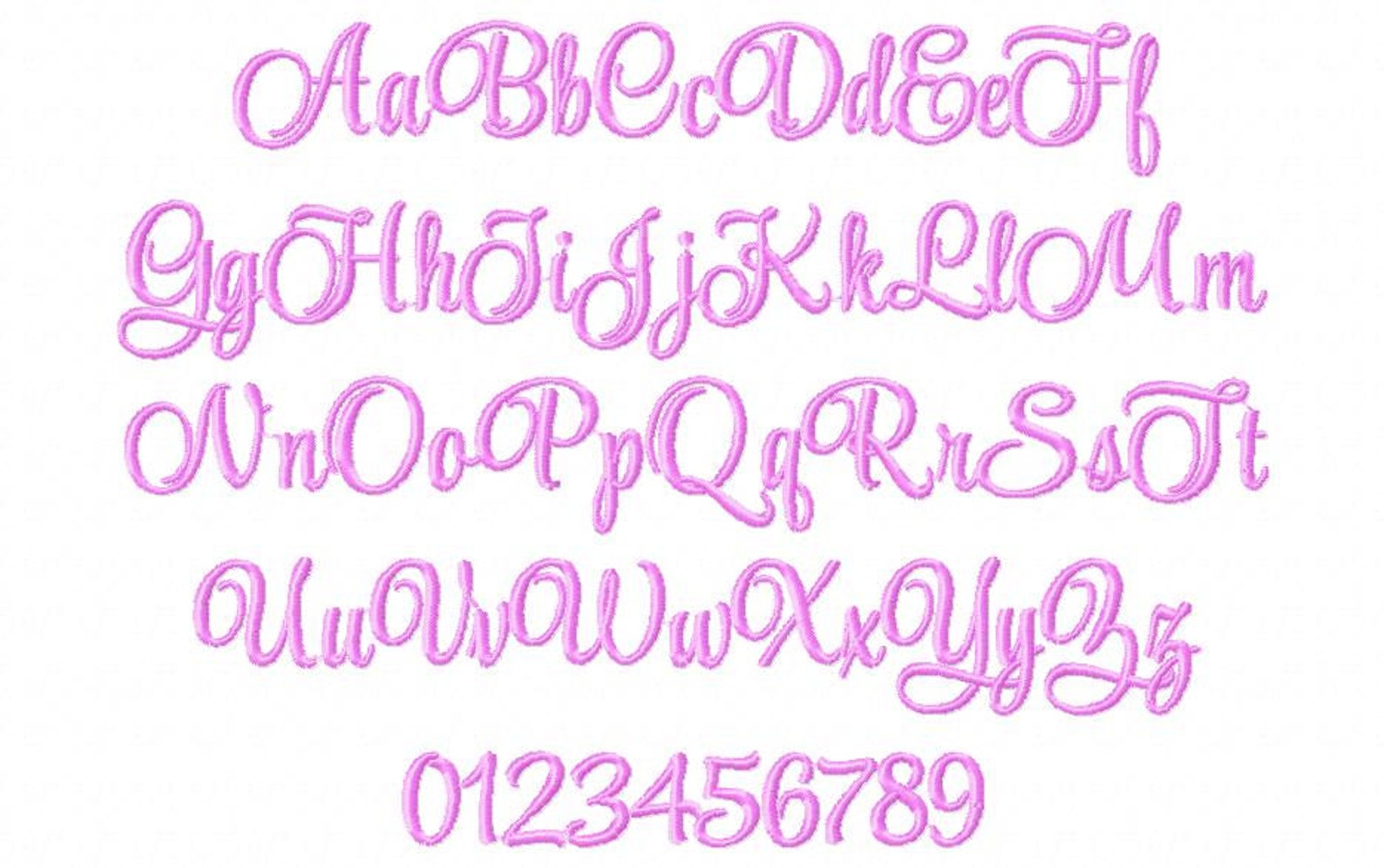 Sale! Georgia Embroidery Fonts 5 Fonts PES Fonts Alphabets Embroidery ...