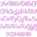 Sale! Georgia Embroidery Fonts 5 Fonts PES Fonts Alphabets Embroidery ...