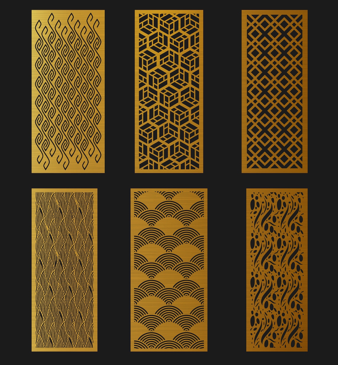 75 Templates for Decorative Partitions, Panel, Screen, Lanterns, CNC ...