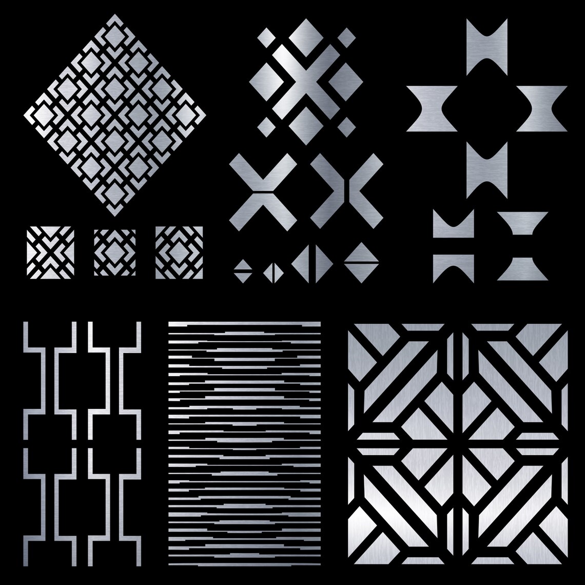 40 Templates for Decorative Partitions, Panel, Screen, Lanterns, CNC ...