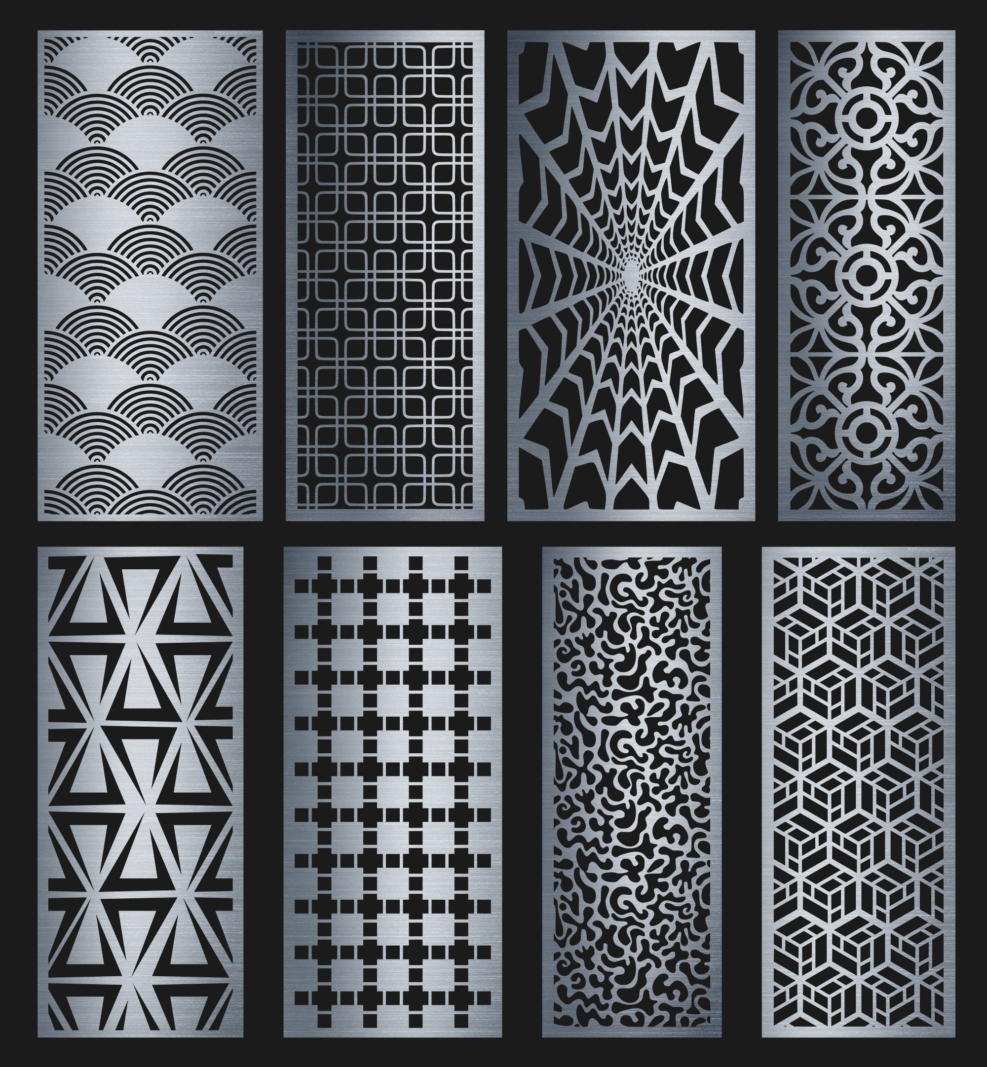 75 Templates for Decorative Partitions, Panel, Screen, Lanterns, CNC ...