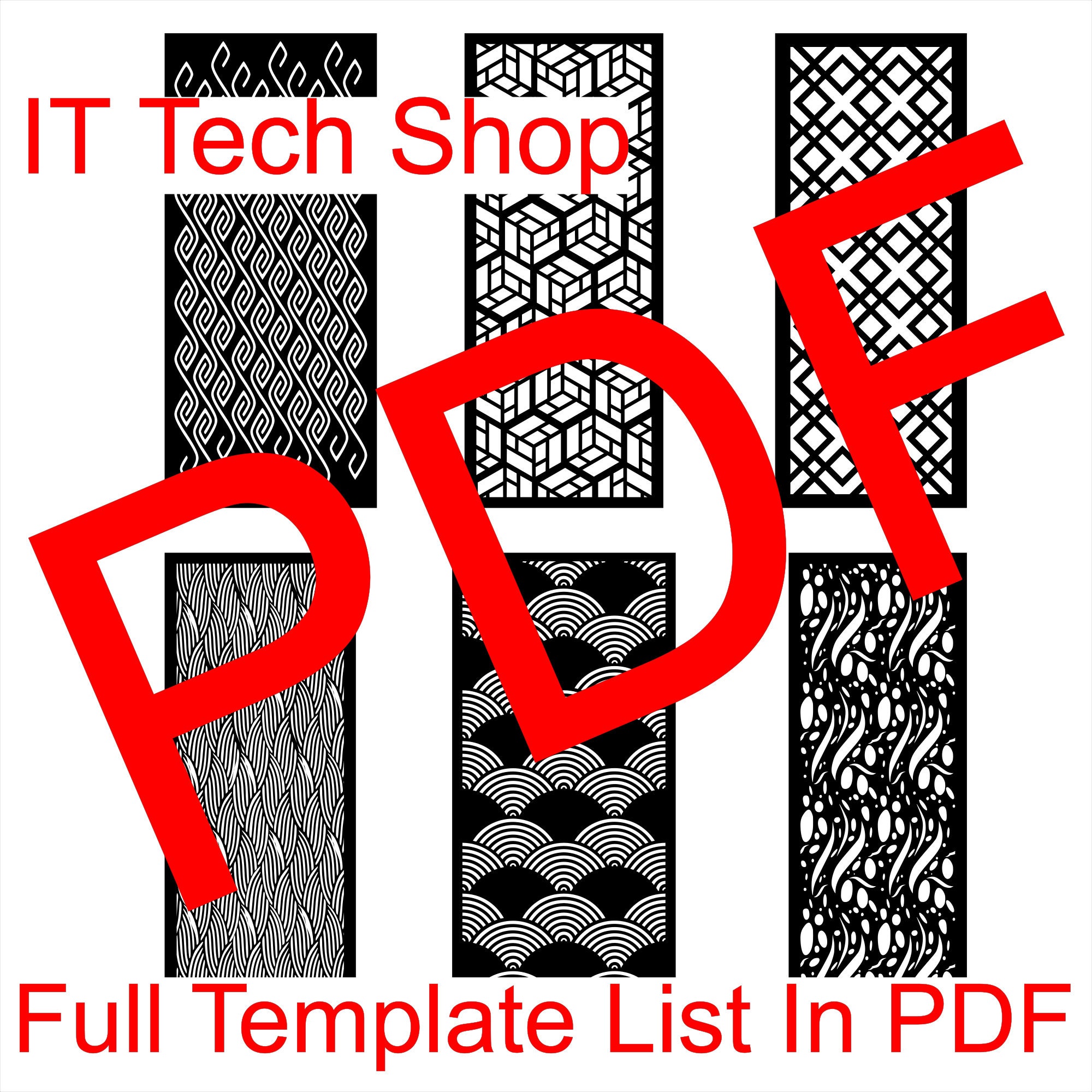 75 Templates for Decorative Partitions, Panel, Screen, Lanterns, CNC ...