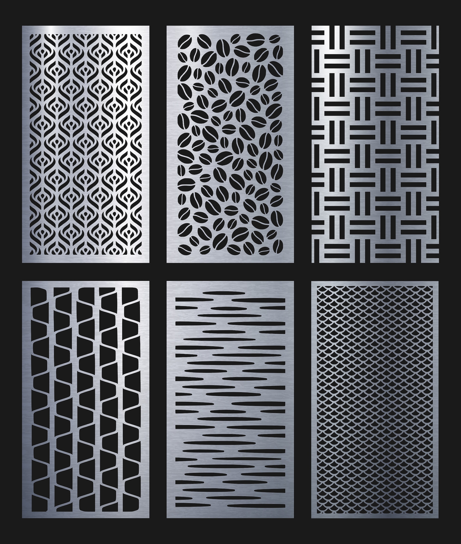 100 Templates for Decorative Partitions, Panel, Screen, Lanterns, CNC ...