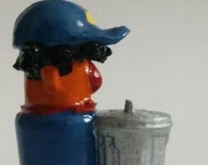 Custom Fisher Price Little People Style BRUNO TRASHMAN carries Oscar ...