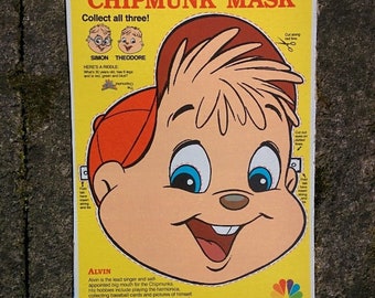Alvin and the Chipmunks Face Mask - Etsy