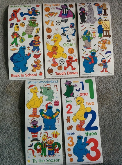 Murray Sesame Street Stickers