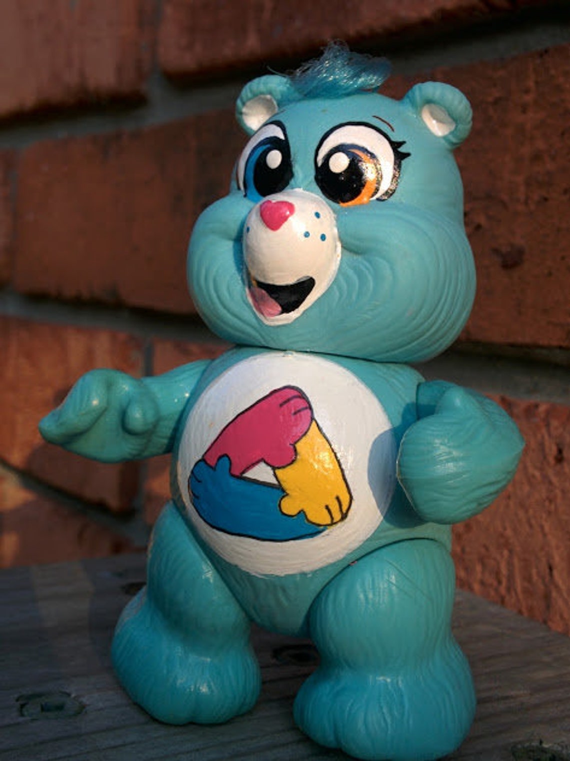 Custom Made Vintage 3 Poseable Care Bears UNITY BEAR | Etsy