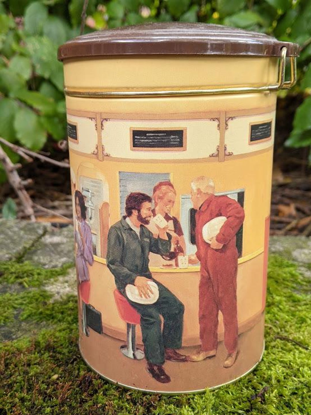 Vintage TIM HORTONS Retro Collectible Metal Cannister 001 Gathering ...