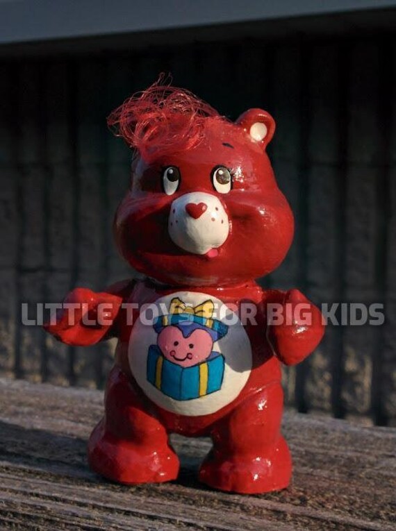 3 GREAT GIVING Care Bear Figure Red Same Size and - Etsy