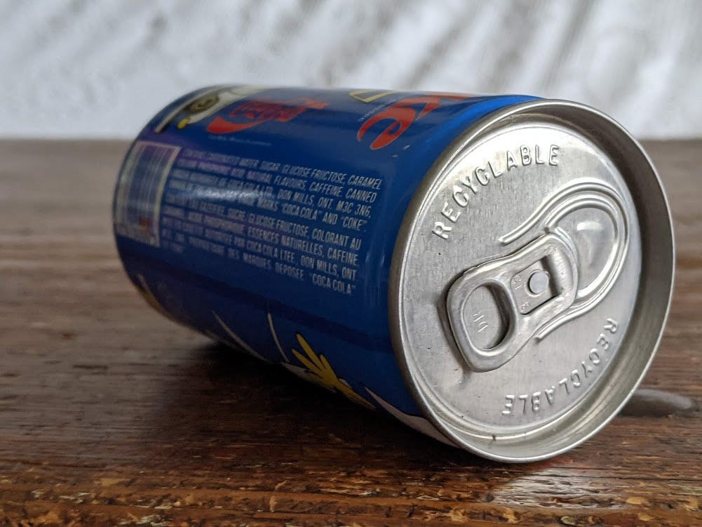 Retro 1980s Blue Coke Can With Car Bottom Opened for Display - Etsy