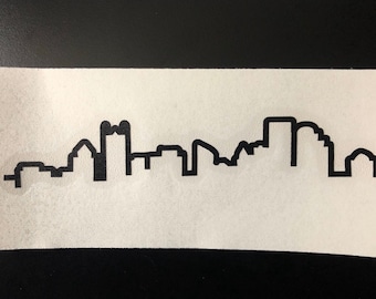 Pittsburgh Skyline Decal - Etsy