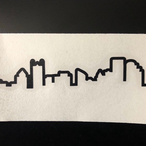 Pittsburgh Skyline Decal - Etsy