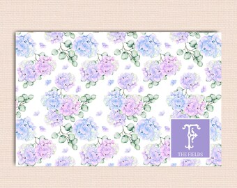 Paper Placemats Hydrangea - Etsy