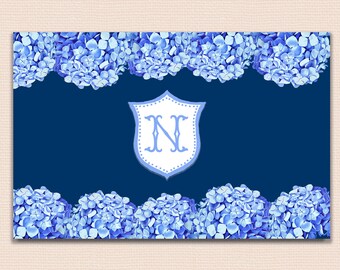 Paper Placemats Hydrangea - Etsy