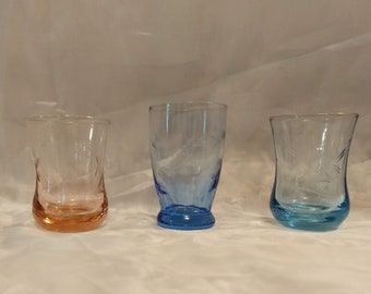 Colorful glassware | Etsy