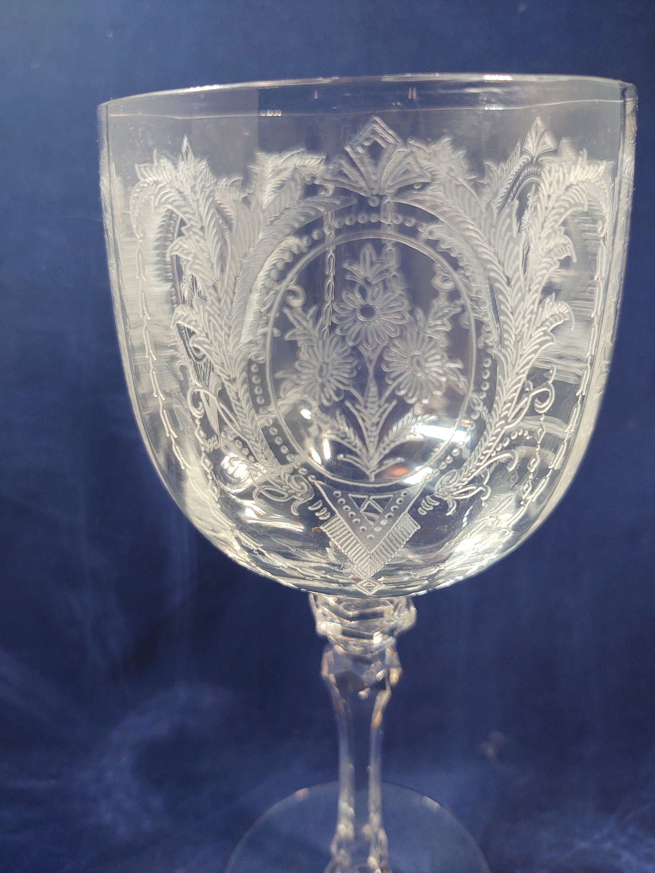Tiffin Berian 13 Oz Goblet - Etsy