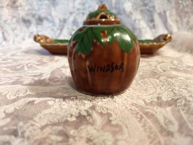 Vintage 1950's Shafford Pottery Squirrel and Walnut - Etsy