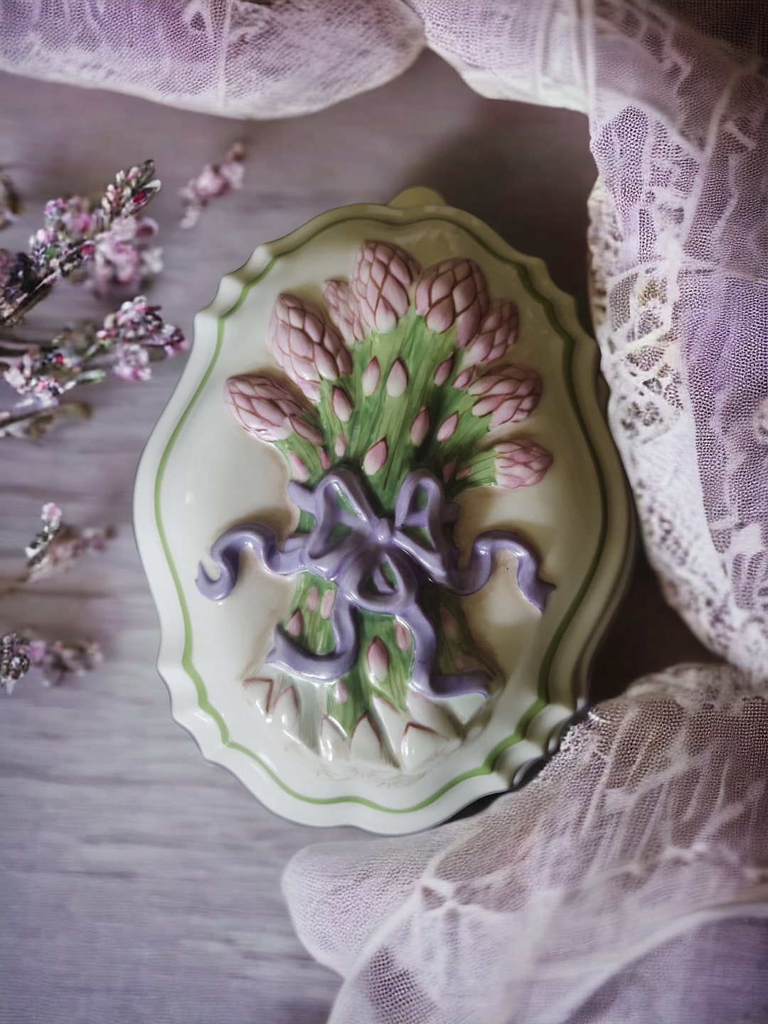 Vintage Franklin Mint Le Cordon Bleu Jell-o Mold Asparagus - Etsy