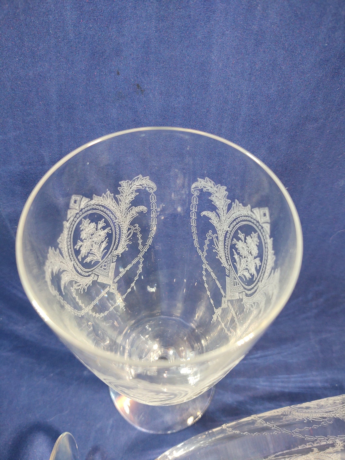 Tiffin Berian Footed Iced Tea Glasses, Set of 2 - Etsy