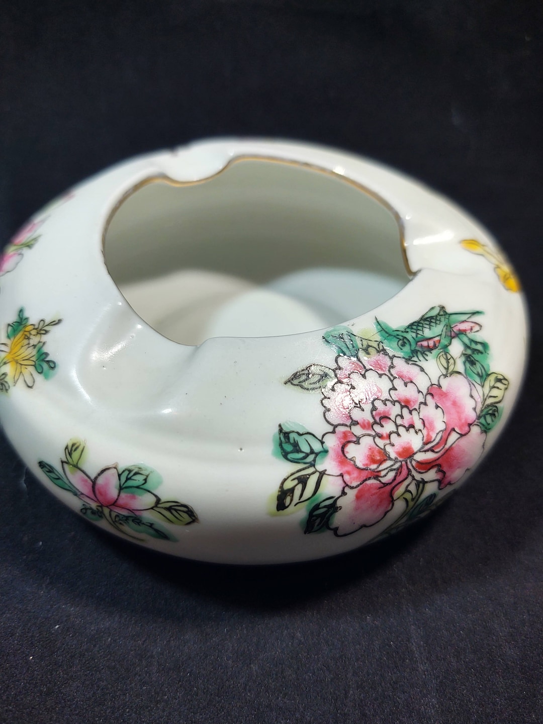 Vintage Hand Decorated Porcelain Ashtray Made for Garfinkel's ...