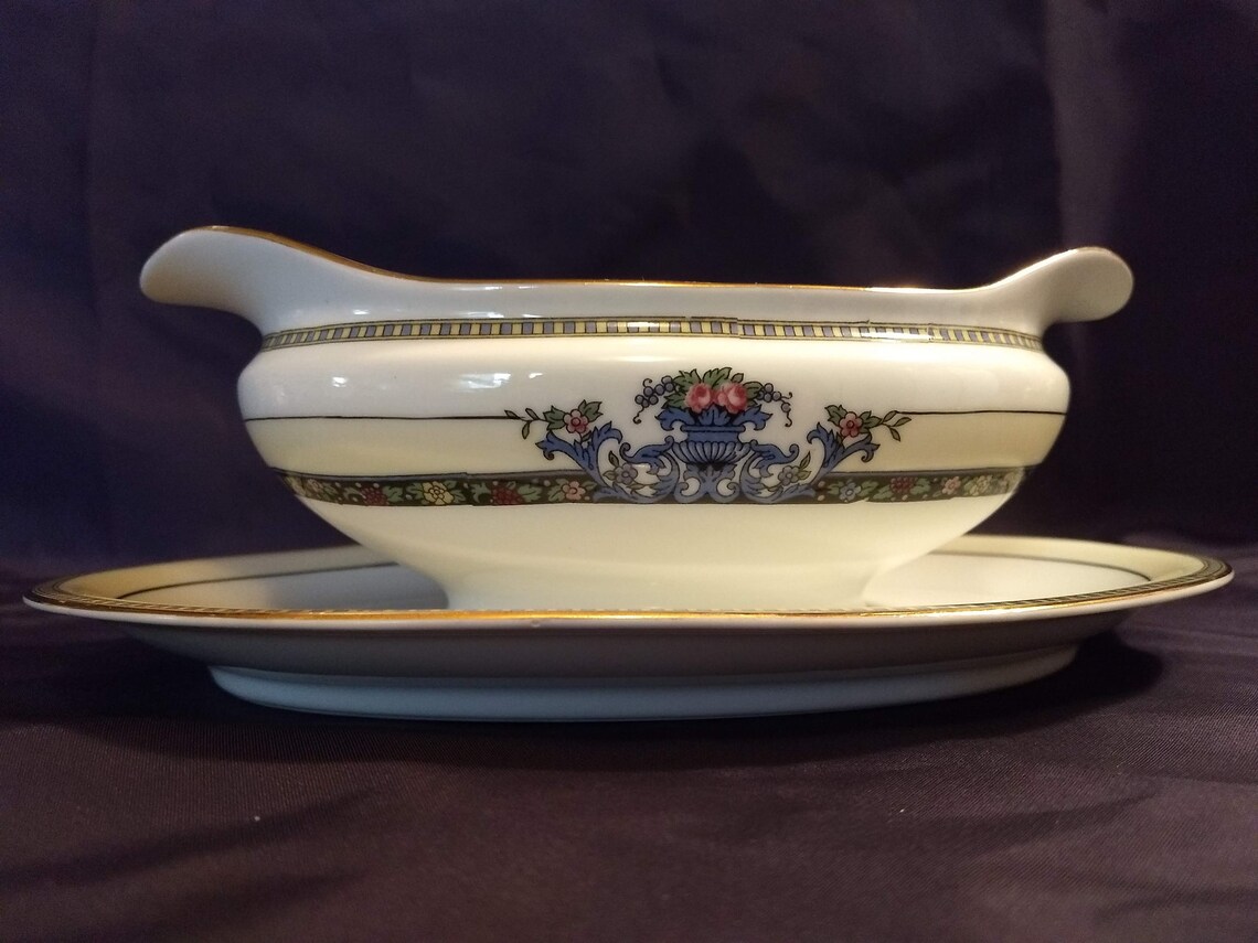 Noritake daventry Gravy Boat With Attached - Etsy