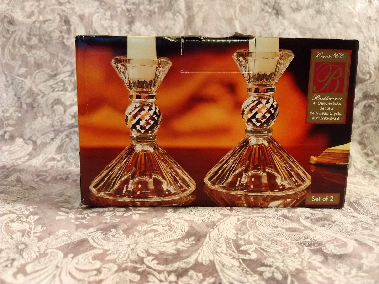 Ballerina 4'' Candlesticks by Crystal Clear Industries - Etsy