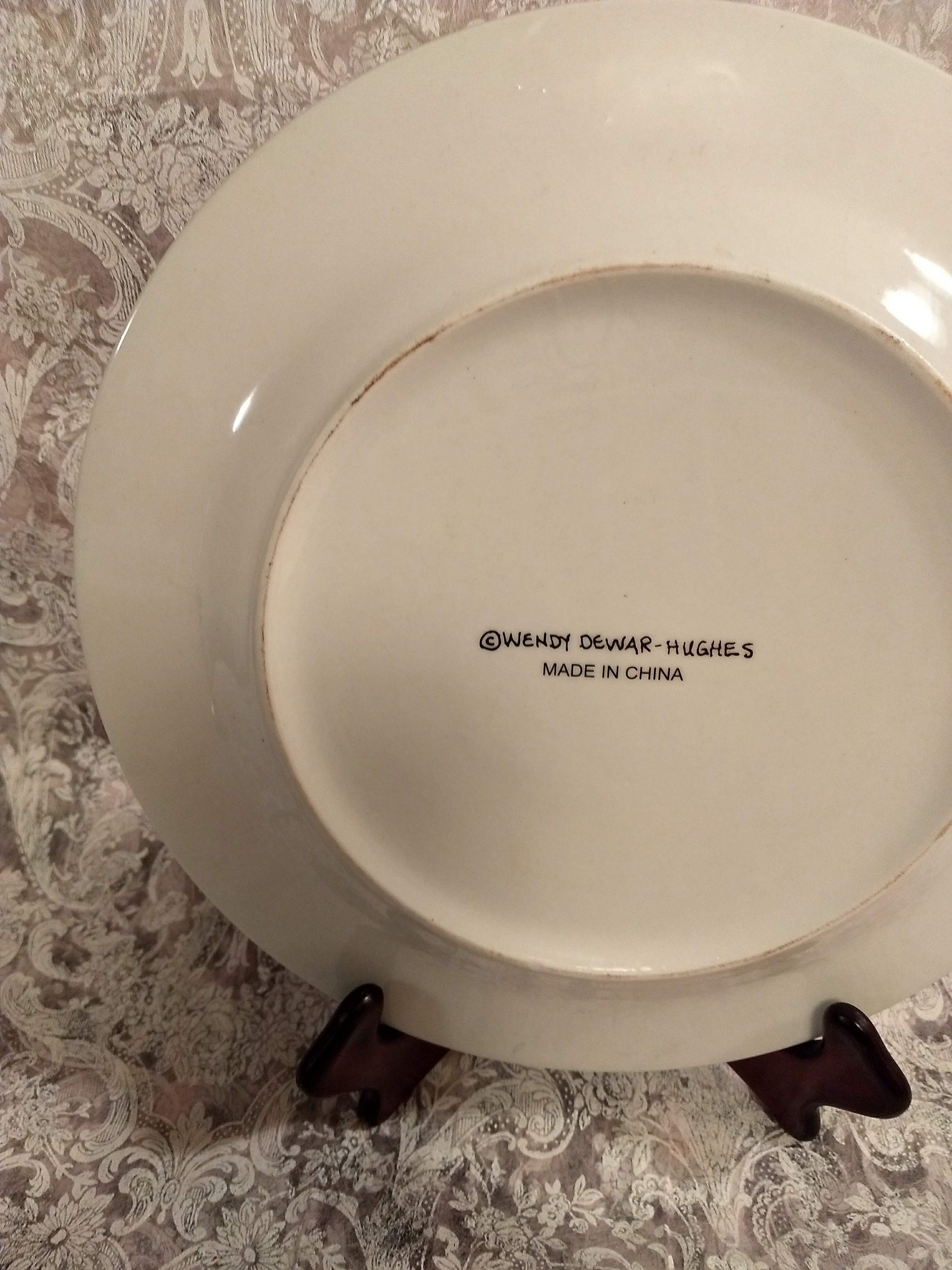 Signed lighthouse Plate by Novelist and Artist - Etsy