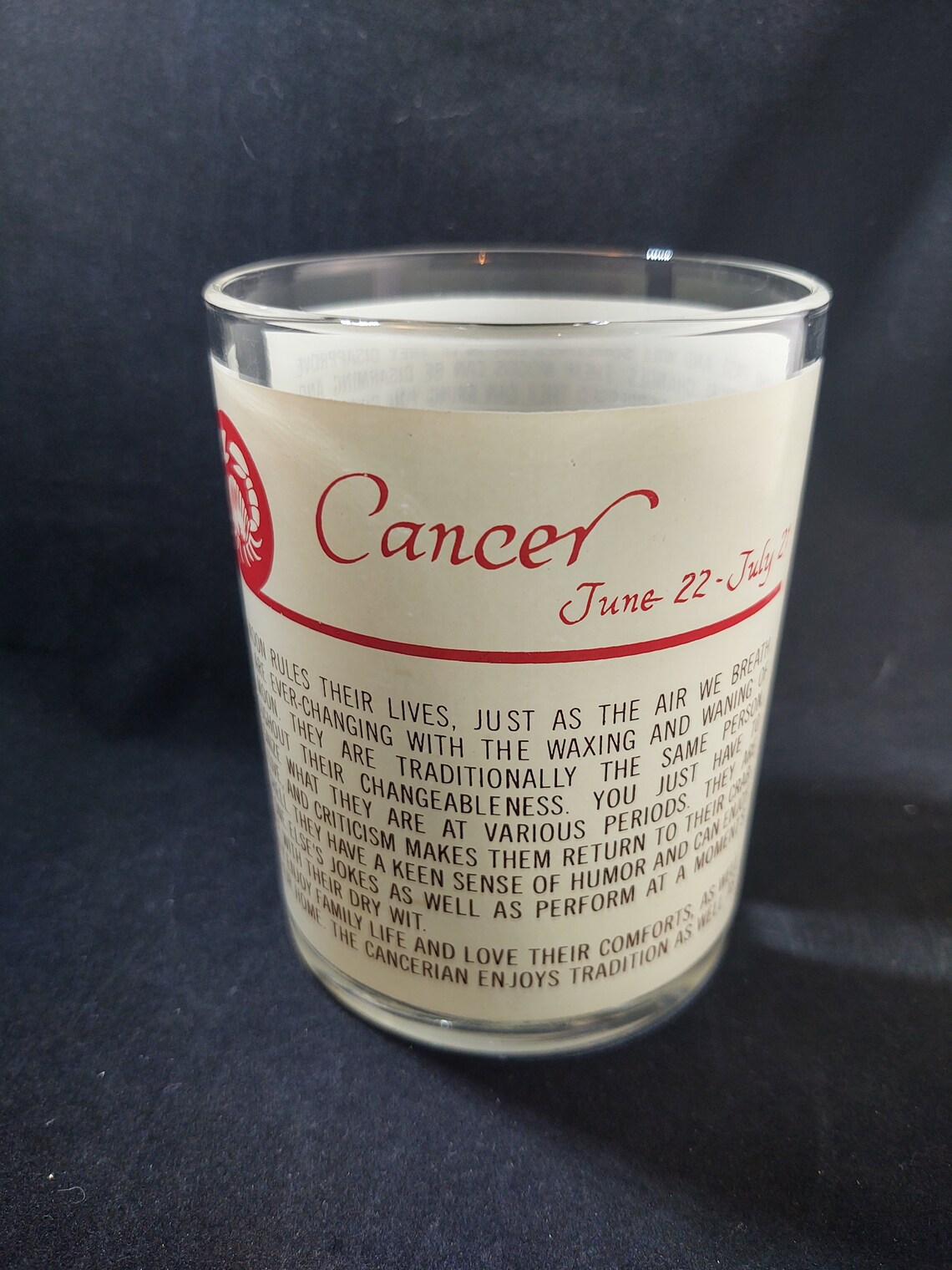 Vintage 1970's Zodiac Sign Old Fashion Glasses, Pick One or More - Etsy
