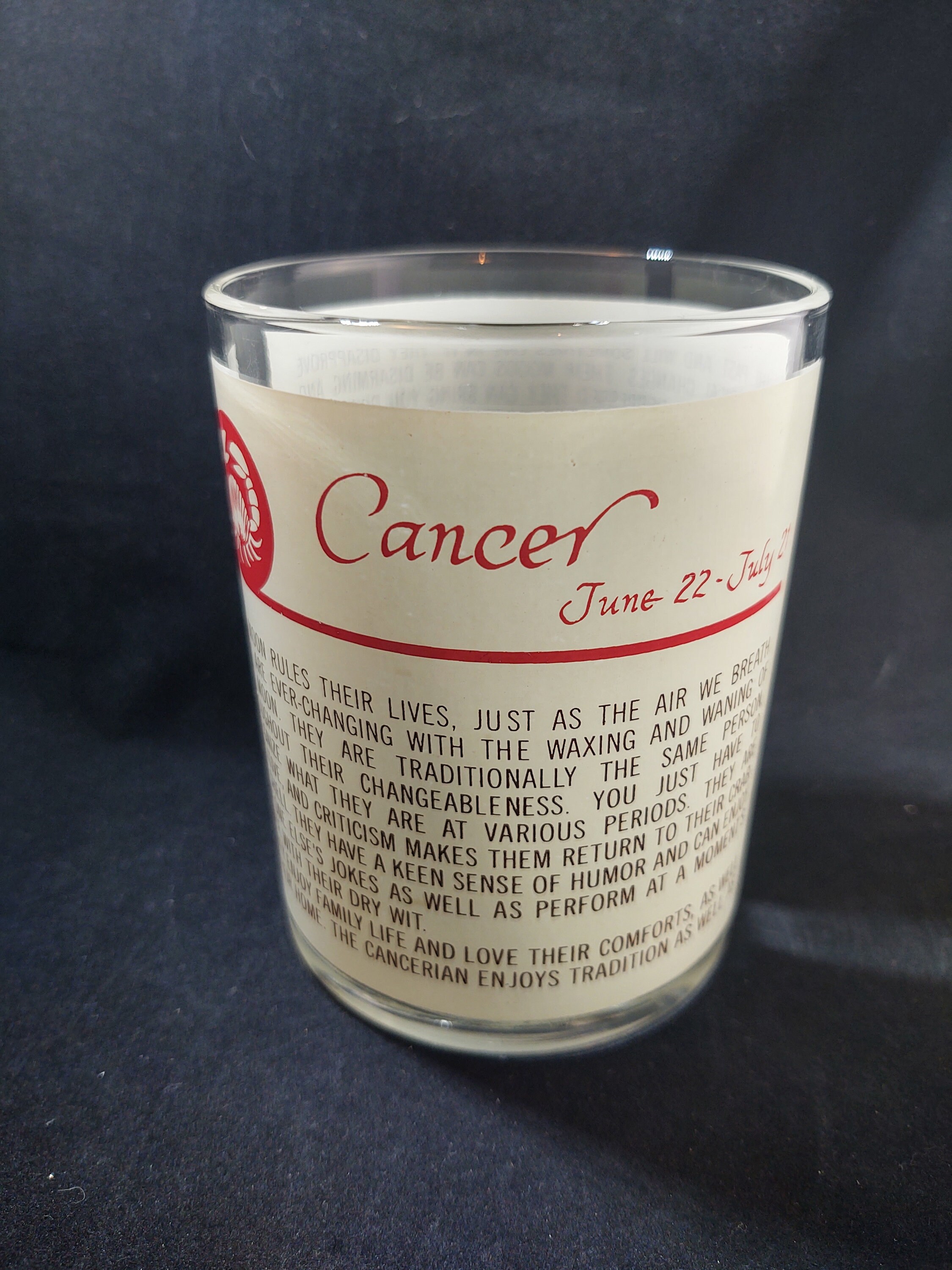 Vintage 1970's Zodiac Sign Old Fashion Glasses, Pick One or More - Etsy