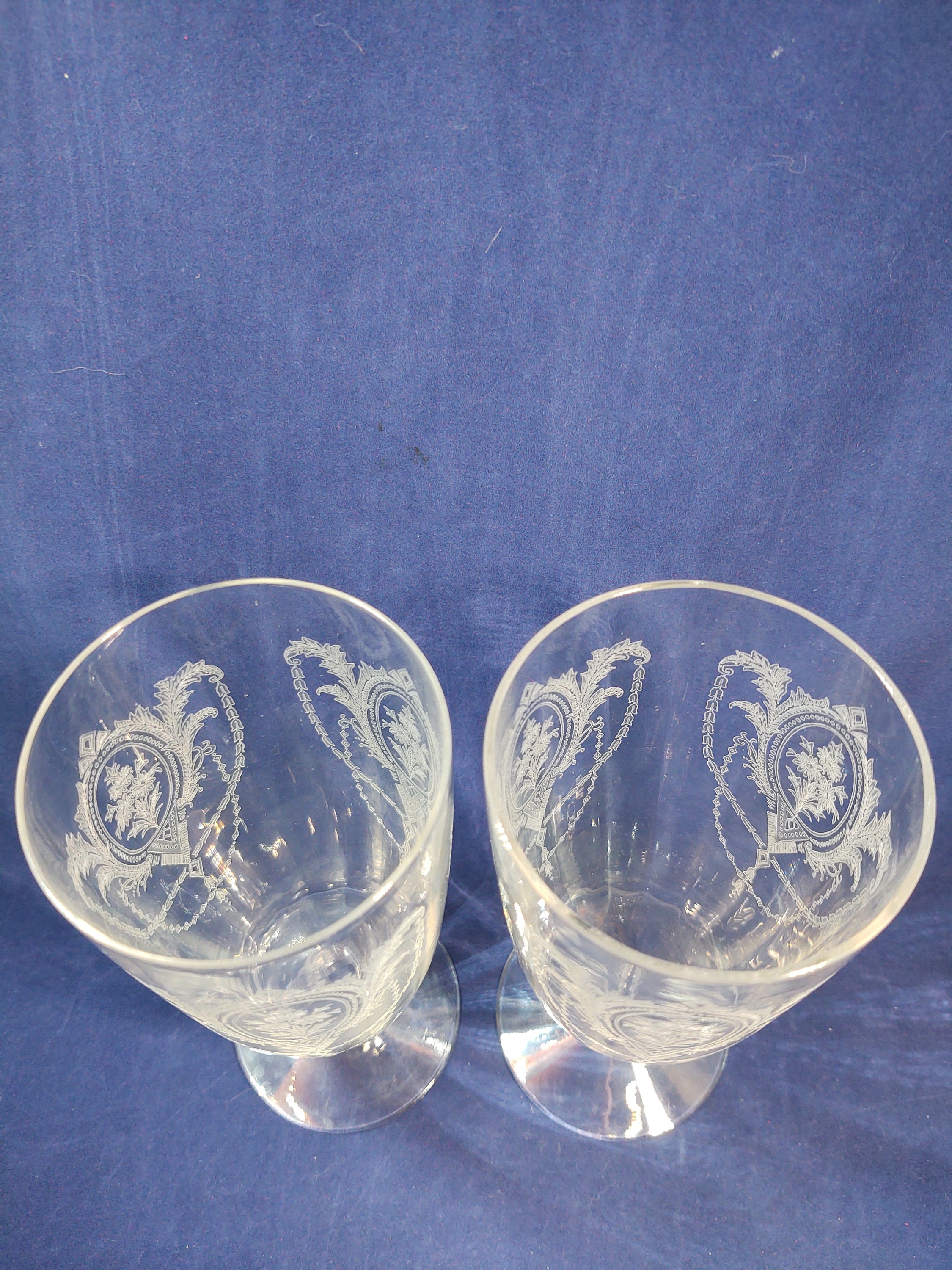 Tiffin Berian Footed Iced Tea Glasses, Set of 2 - Etsy