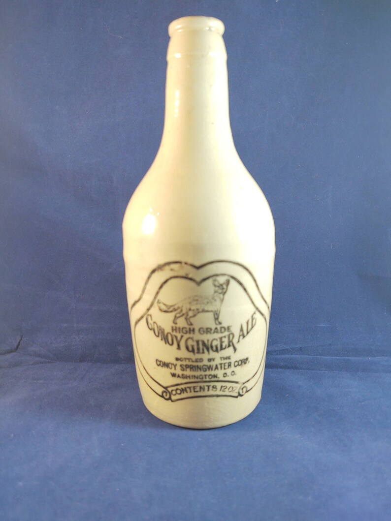 Rare Vintage Conoy Ginger Ale Stoneware Bottle - Etsy