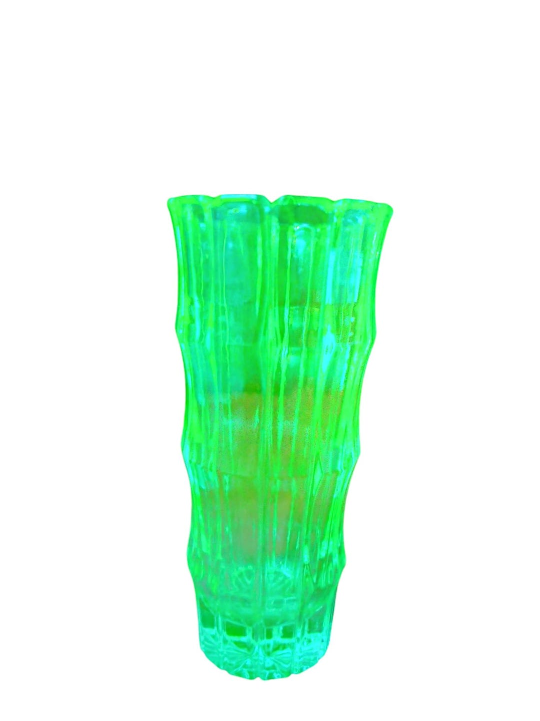 Vintage Tiara Glass 5'' Suzanne Vase in Aquamarine - Etsy
