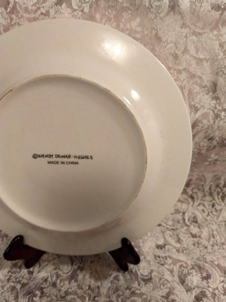 Signed lighthouse Plate by Novelist and Artist - Etsy