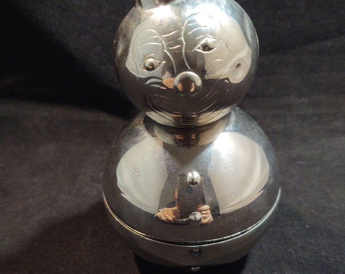 Raimond Silver Plate Roly Poly Clown Piggy Bank - Etsy