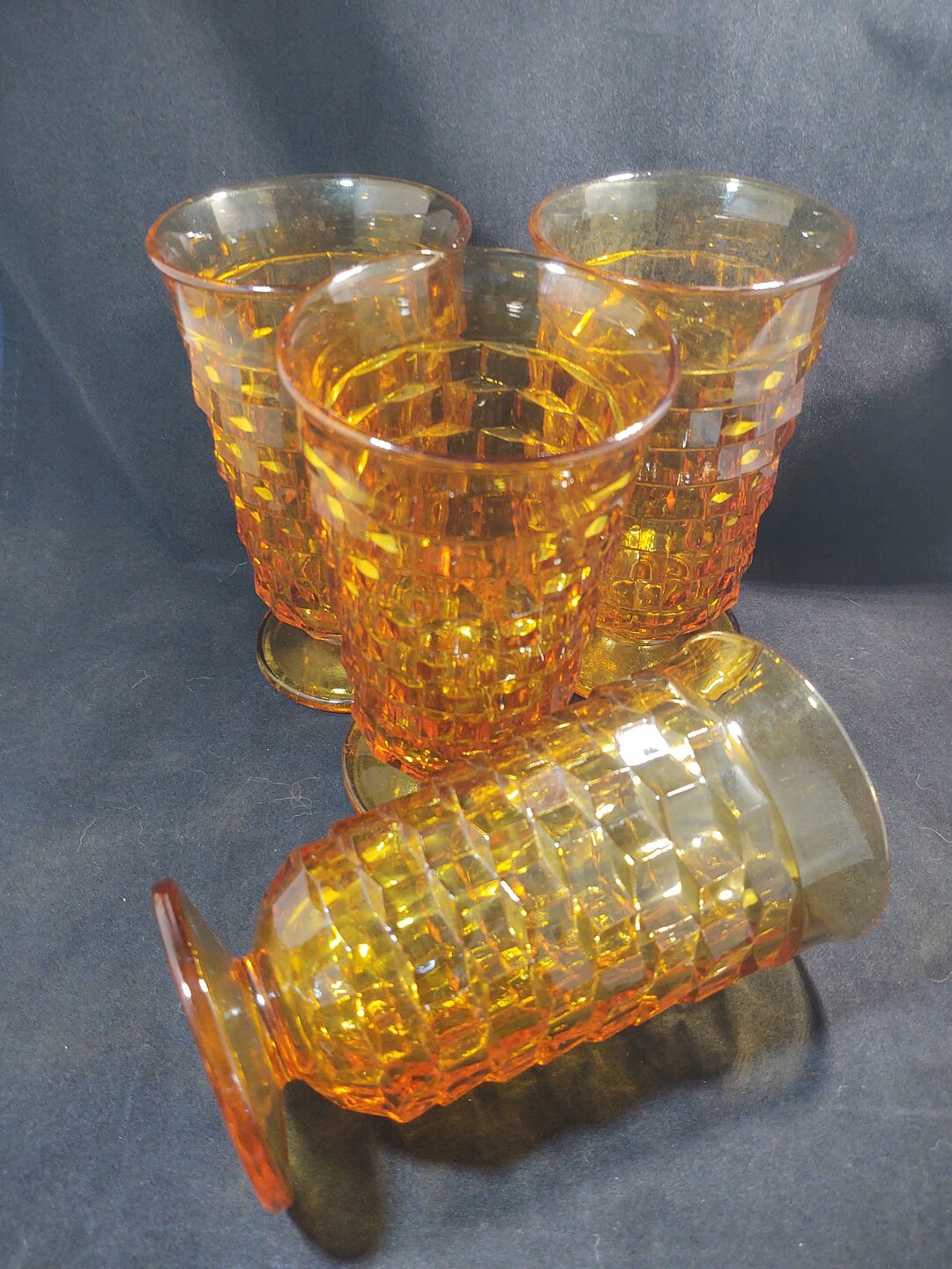 Vintage Colony Whitehall Straight Rim Iced Tea Glasses With Flared Rims ...